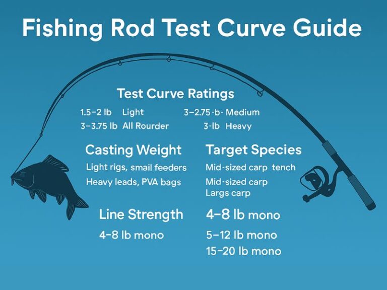 Fishing Rod Test Curve Guide – Ratings, Uses & Carp Rod Tips